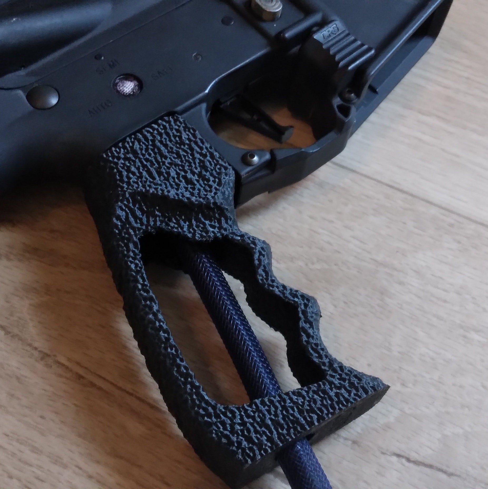 Airsoft Shadow HPA M4/ ARP9 Rifle Grip (Stippled) | Cedar3D
