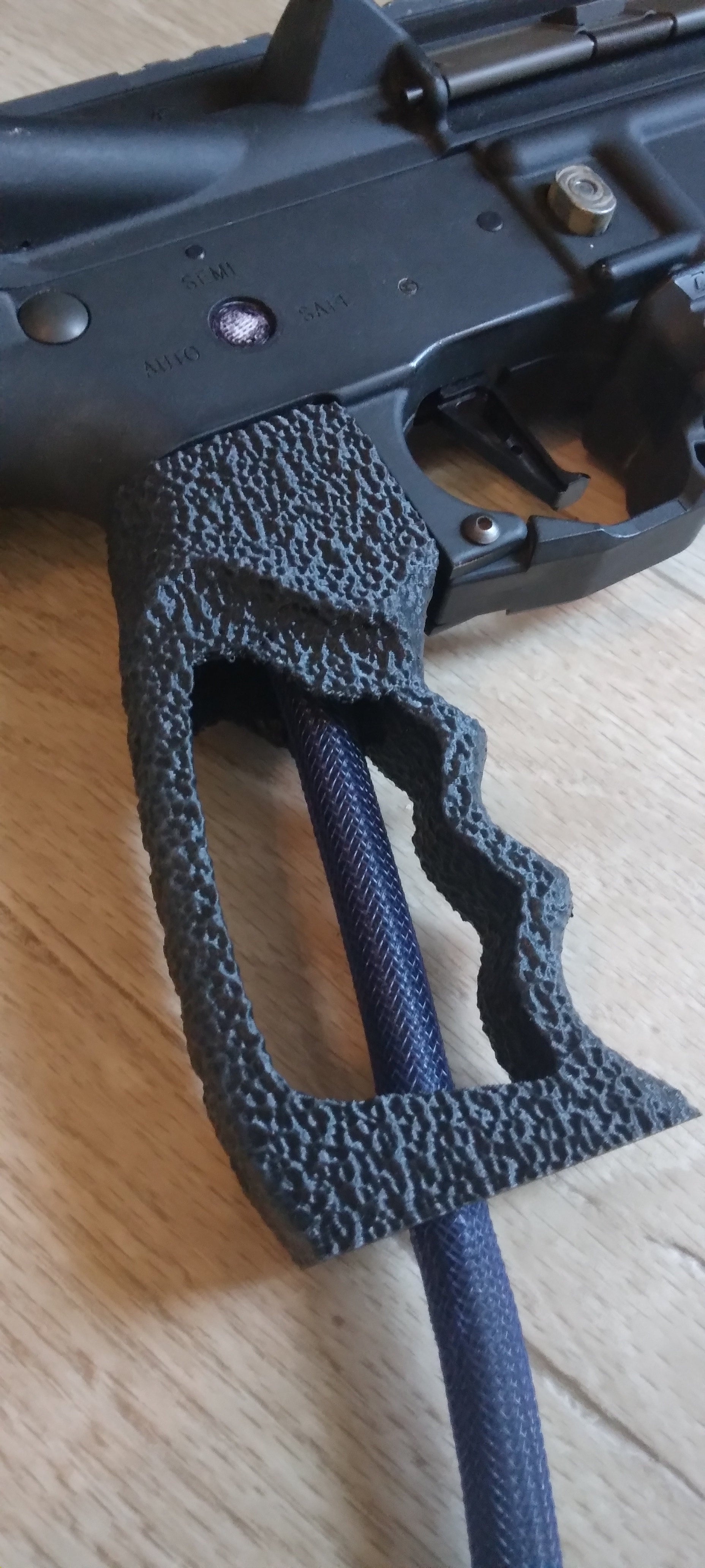 Airsoft Shadow HPA M4/ ARP9 Rifle Grip (Stippled) | Cedar3D